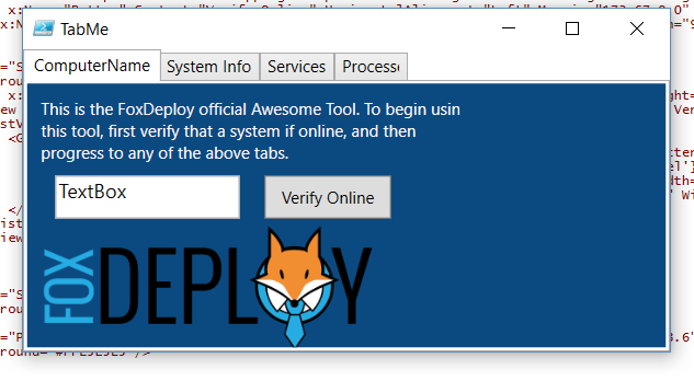 Part Iv Powershell Guis How To Handle Events And Create A Tabbed Interface