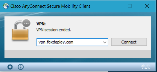 Solved: Cisco AnyConnect 'Session Ended' error Solved: Cisco AnyConnect 'Session Ended' error